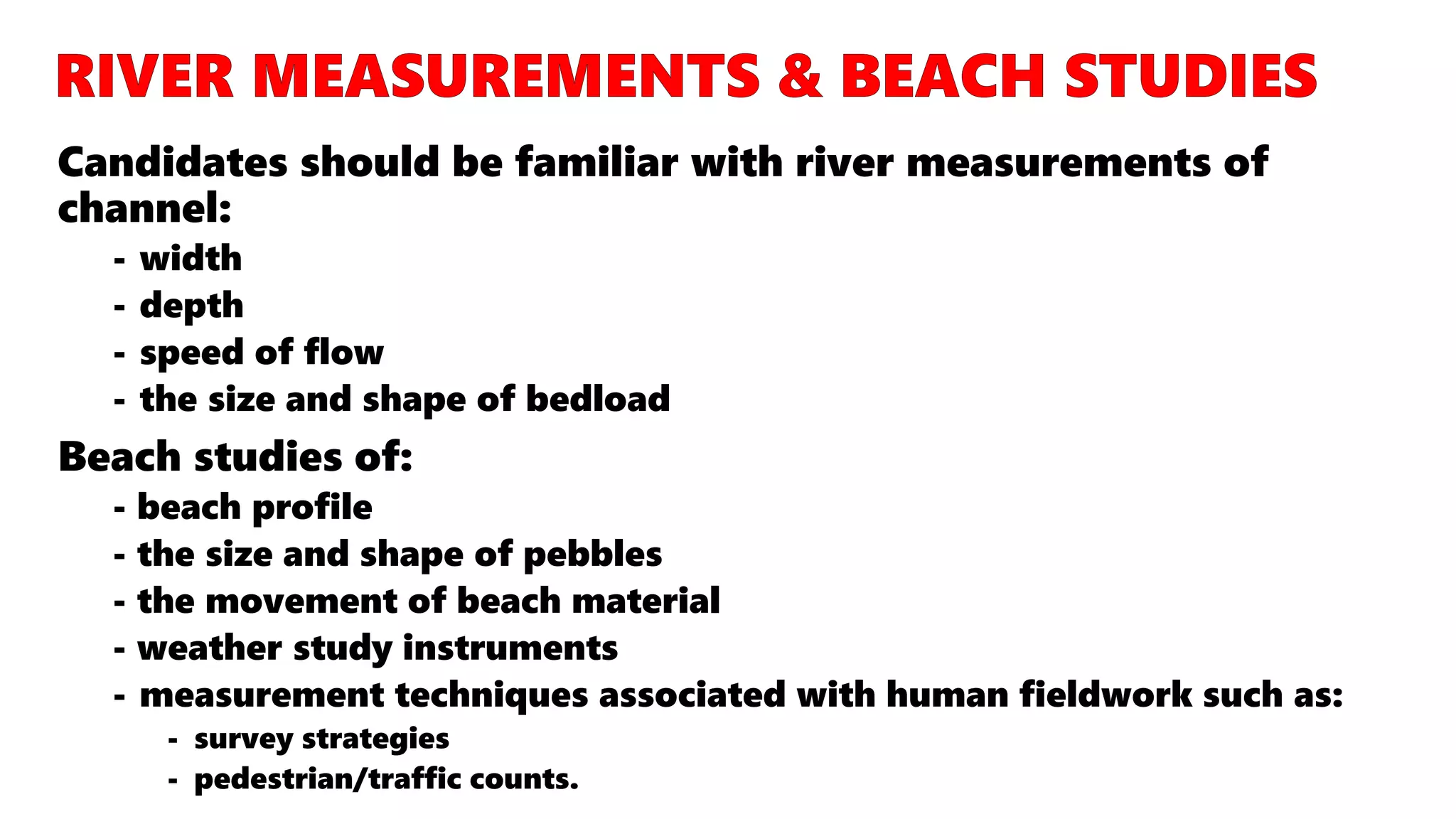 GEOGRAPHY IGCSE: ALTERNATIVE PAPER 4 - INVESTIGATING | PPTX