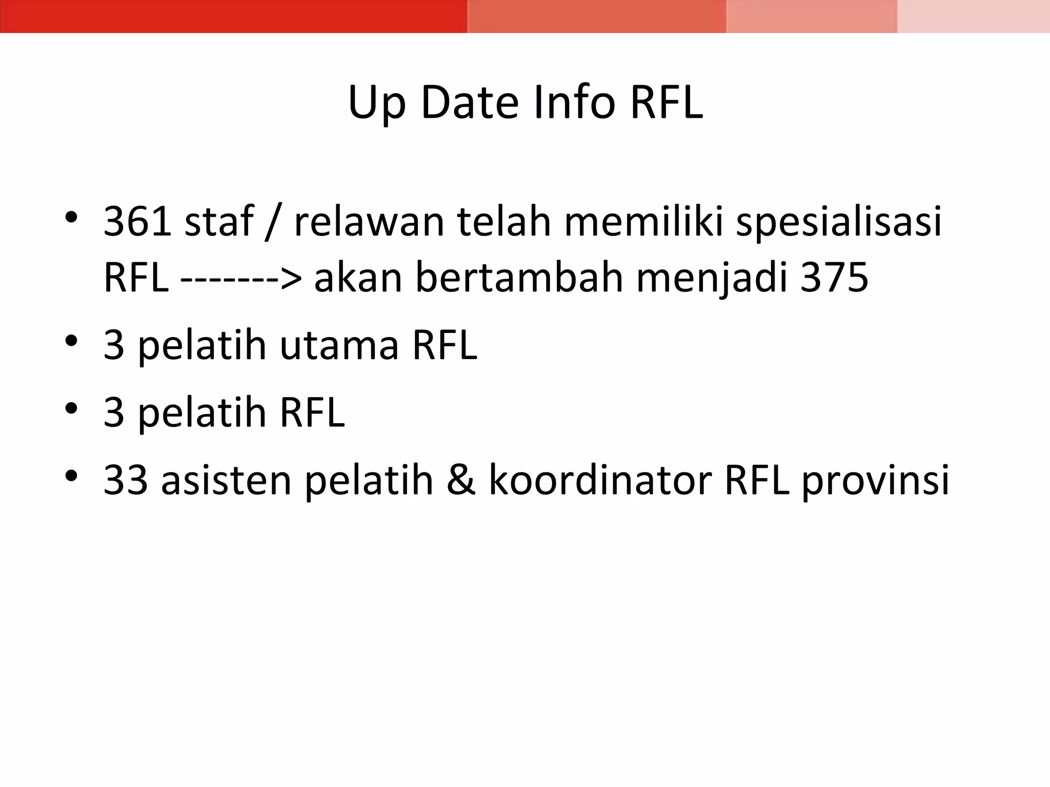 pengantar rfl update | PPT