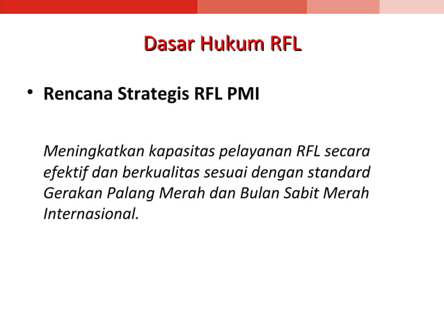 pengantar rfl update | PPT