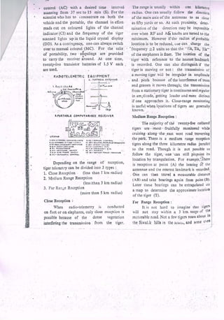 Pugmarks and Radiotelemetry : Tiger Research in Nepal | PDF
