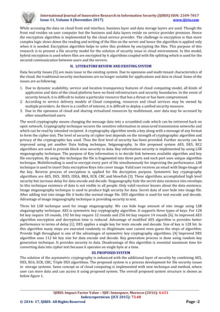 HYBRID CRYPTOSYSTEM FOR SECURE DATA STORAGE | PDF