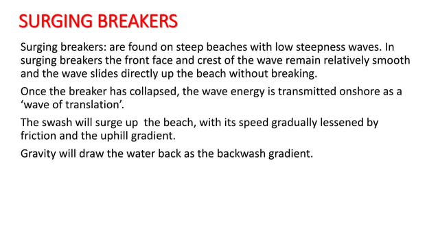 A2 CAMBRIDGE GEOGRAPHY: COASTAL ENVIRONMENTS - WAVE, MARINE AND SUB ...