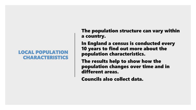 GEOGRAPHY IGCSE: POPULATION DYNAMICS | PPT
