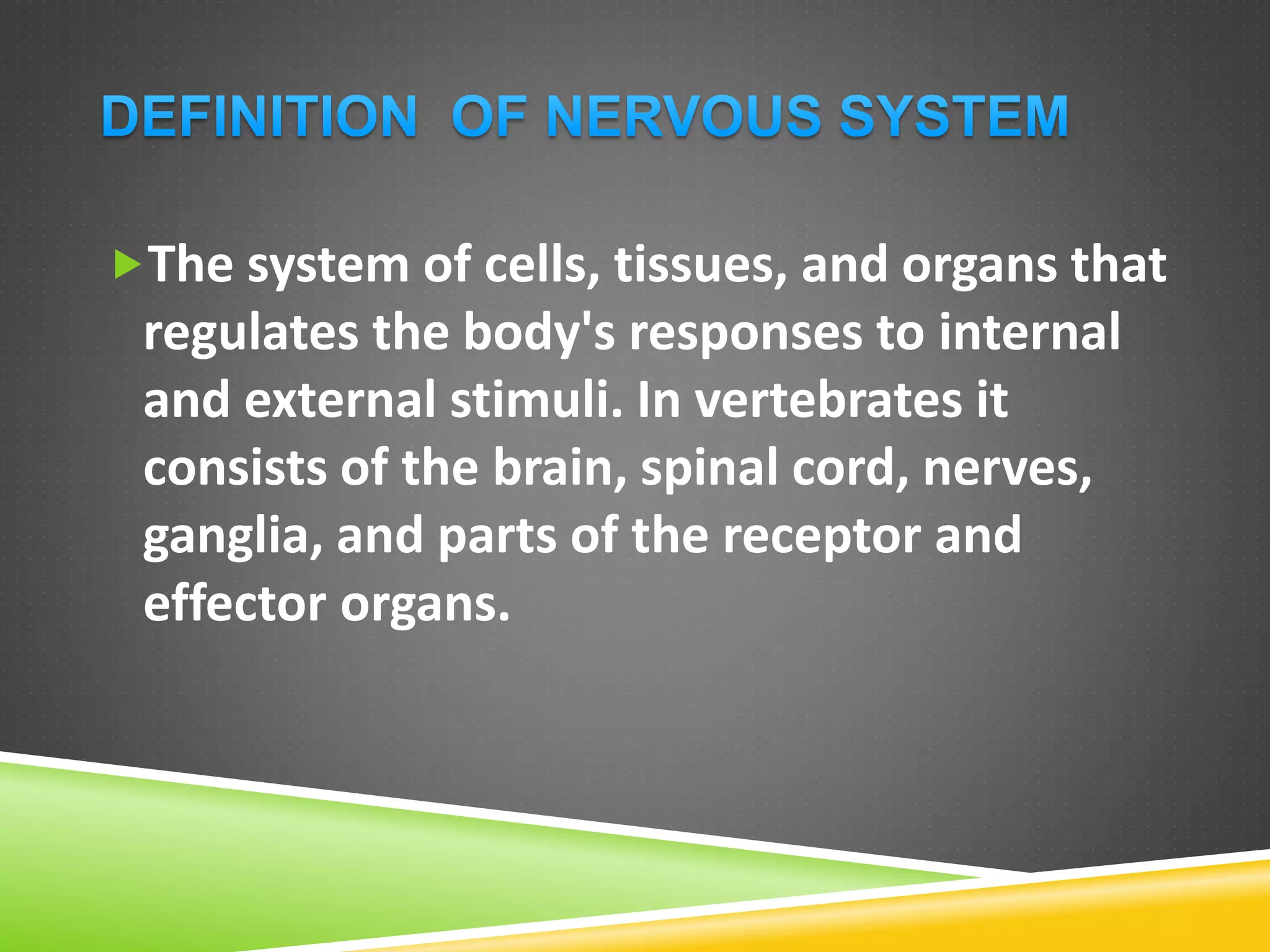 Terminology of Nervous System | PPTX