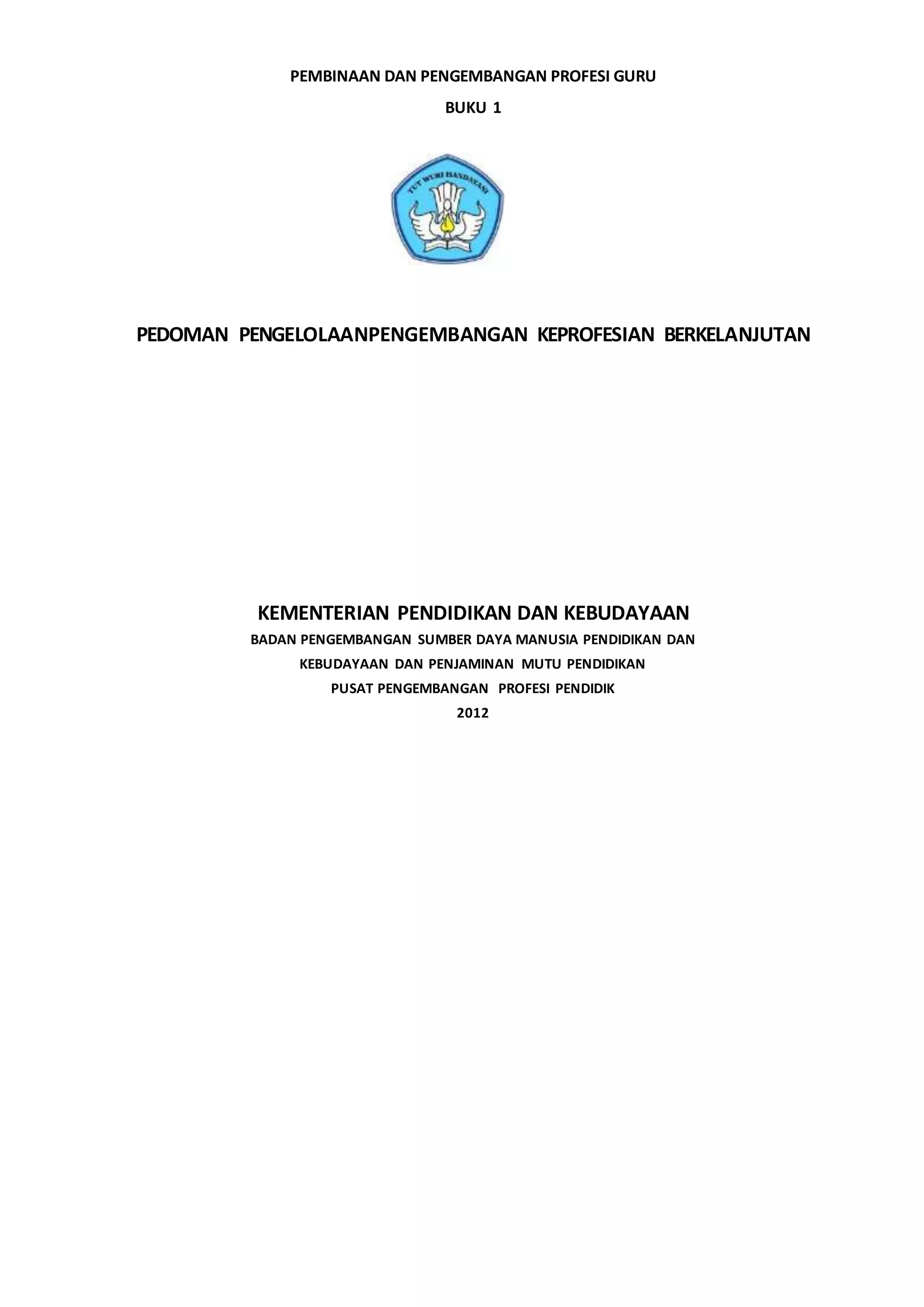 buku 1 rev2 pedoman pengelolaan pkb | PDF