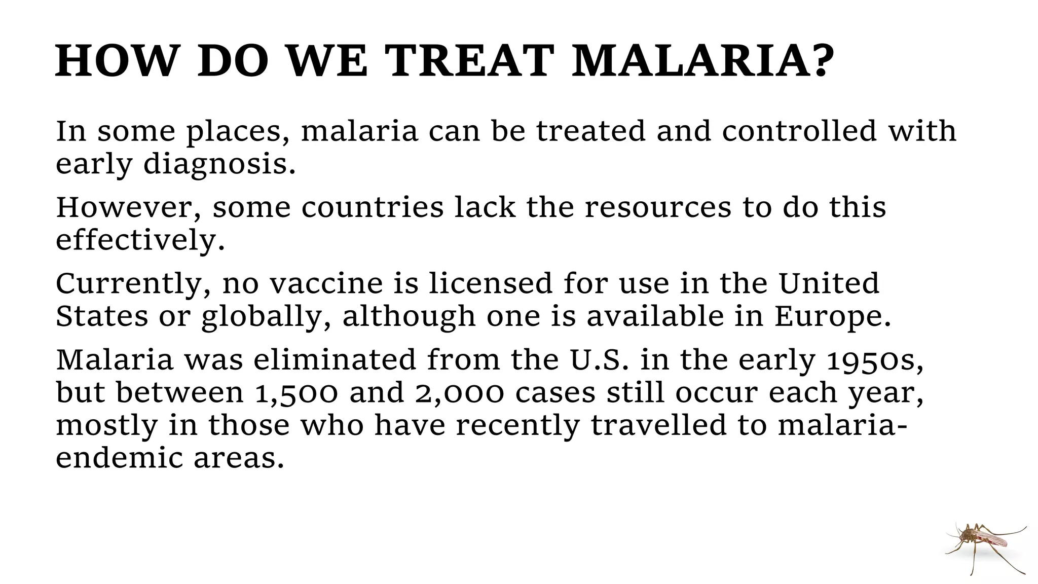 GEOGRAPHY NCEA LEVEL 2: MALARIA - SYMPTOMS, TREATMENT, PREVENTION | PPTX
