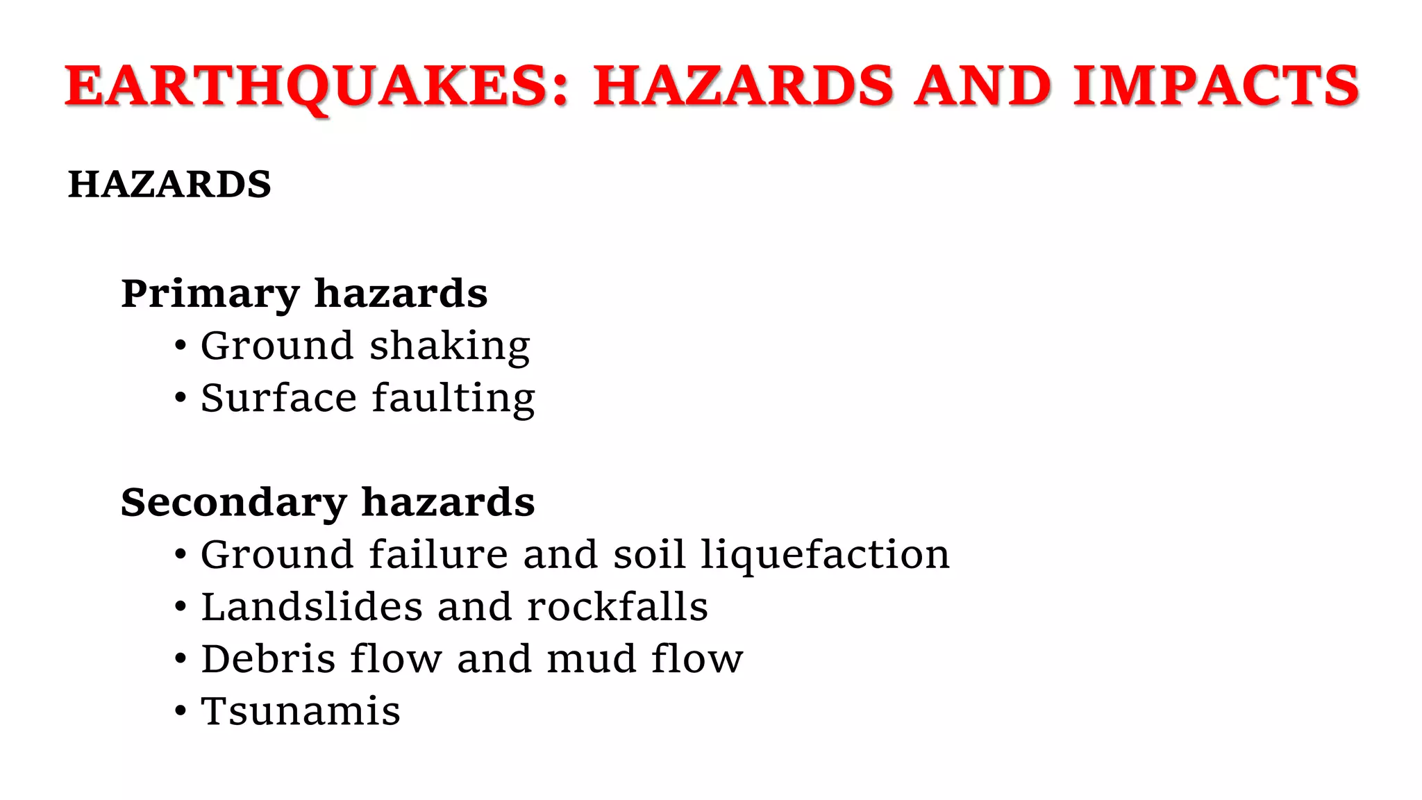 A2 CAMBRIDGE GEOGRAPHY: HAZARDOUS ENVIRONMENTS - HAZARDS RESULTING FROM ...