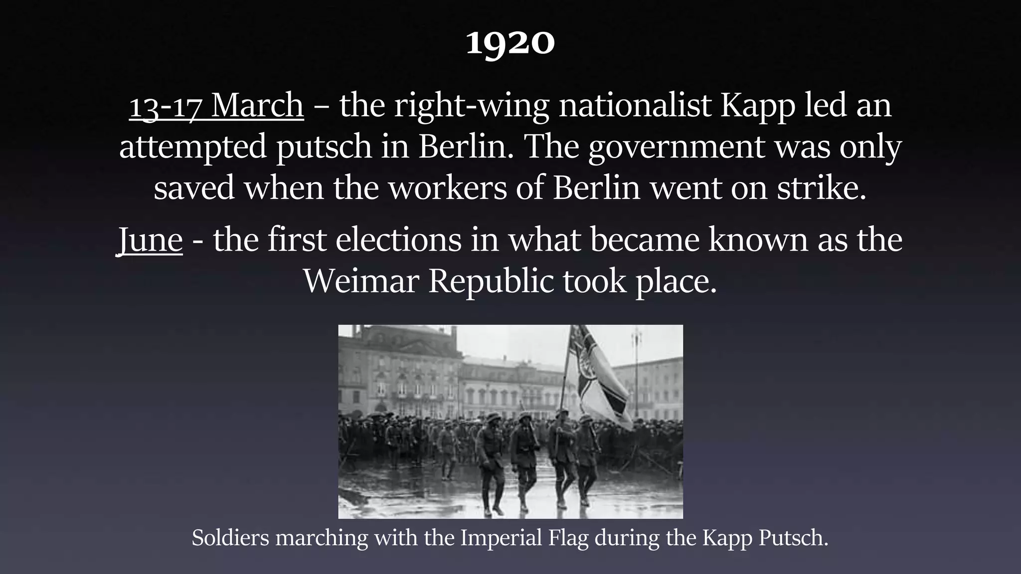 NAZI GERMANY: WEIMAR REPUBLIC 1924-1929 | PPTX