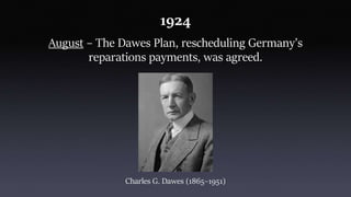 NAZI GERMANY: WEIMAR REPUBLIC 1924-1929 | PPTX