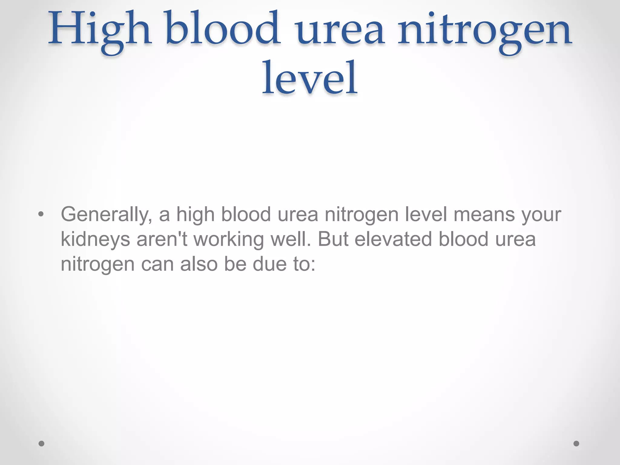 urea-Chemical Pathology | PPTX