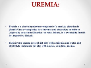 urea-Chemical Pathology | PPTX