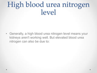 urea-Chemical Pathology | PPTX