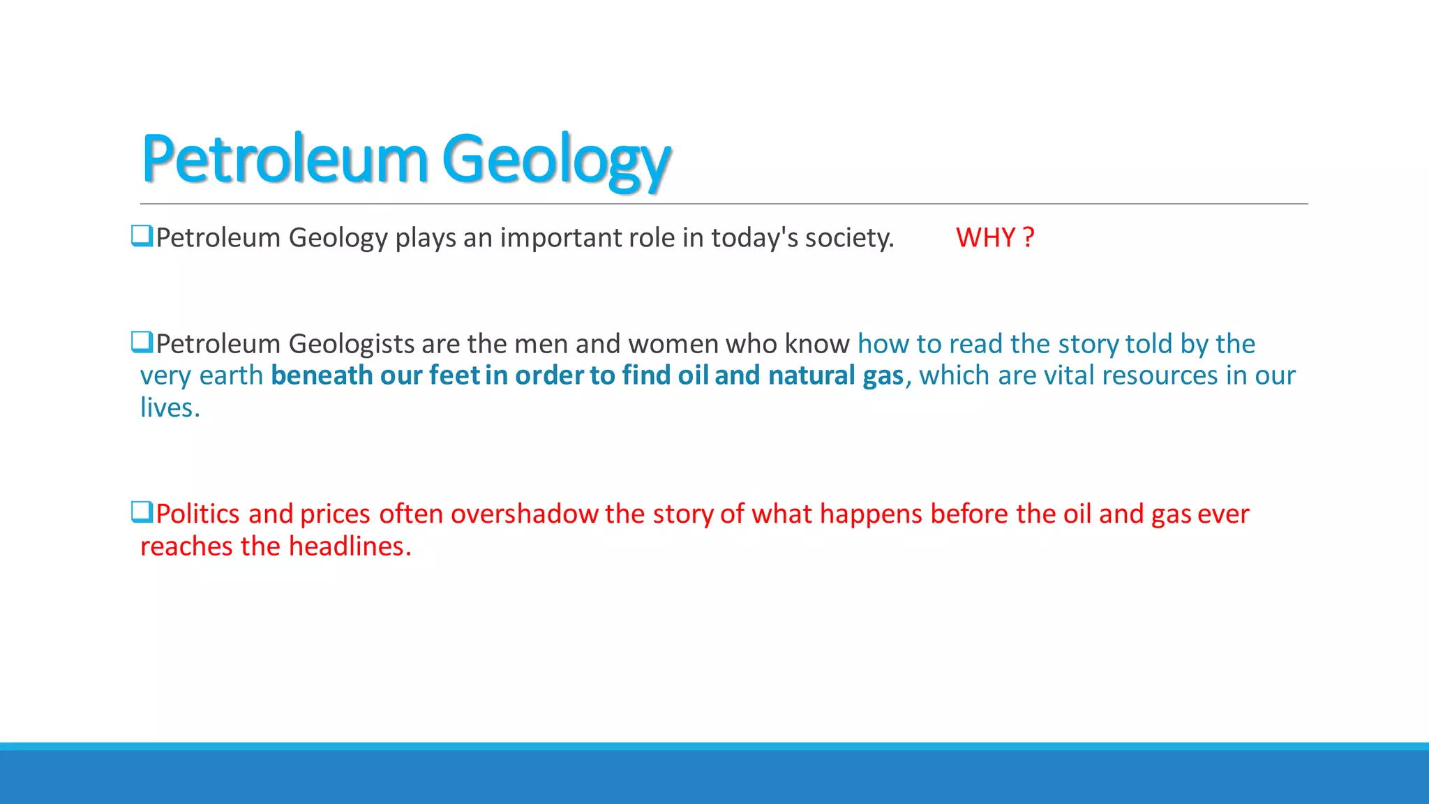 01. introduction to petroleum geology | PDF
