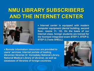 Library of Bogomolets National Medical University | PPT