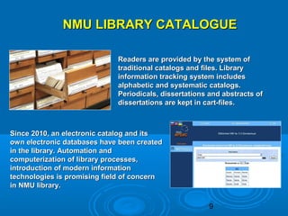 Library of Bogomolets National Medical University | PPT