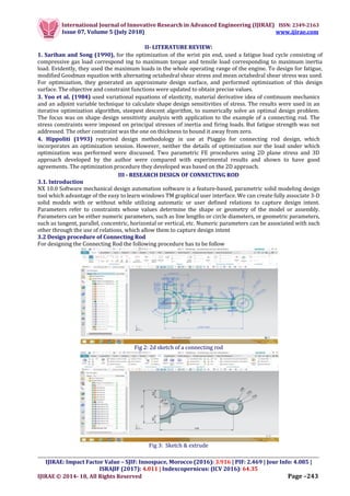 COMPARATIVE ANALYSIS AND DESIGN OF CONNECTING ROD | PDF