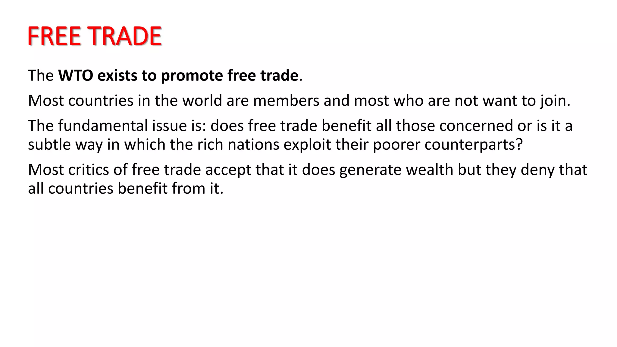 A2 CAMBRIDGE GEOGRAPHY: GLOBAL INTERDEPENDENCE - TRADE FLOWS AND ...