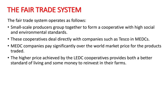 A2 CAMBRIDGE GEOGRAPHY: GLOBAL INTERDEPENDENCE - TRADE FLOWS AND ...