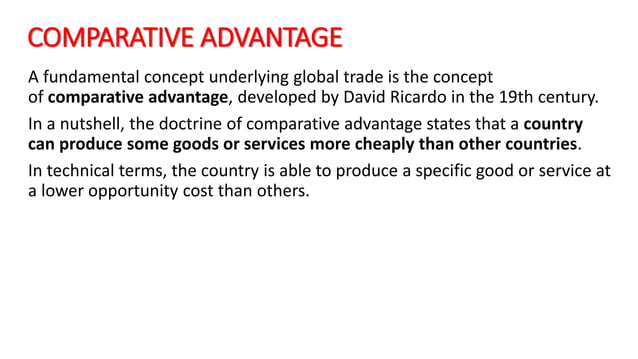 A2 CAMBRIDGE GEOGRAPHY: GLOBAL INTERDEPENDENCE - TRADE FLOWS AND ...