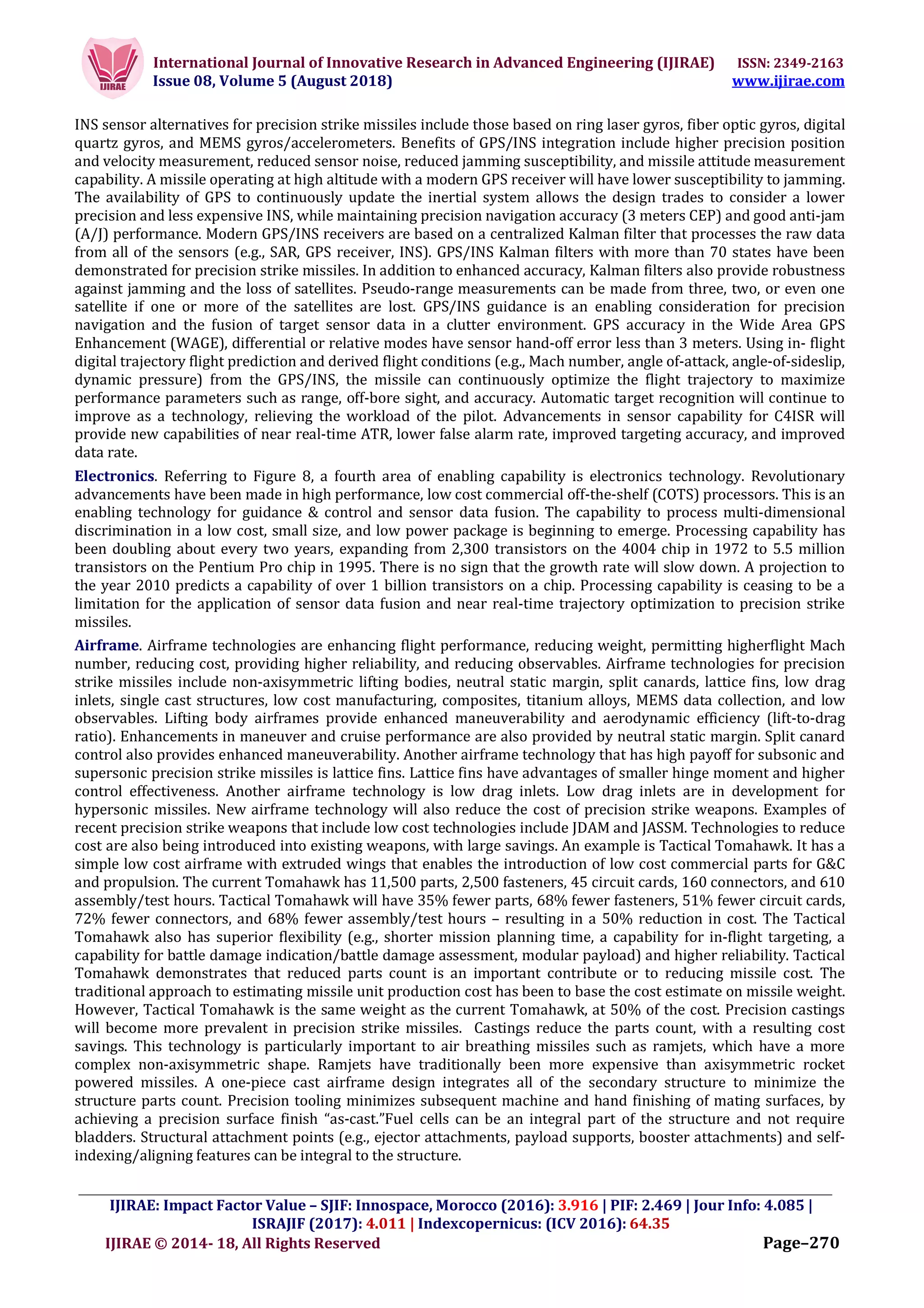 A BRIEF REVIEW OF FUTURE PRECISION STRIKE MISSILE SYSTEMS | PDF