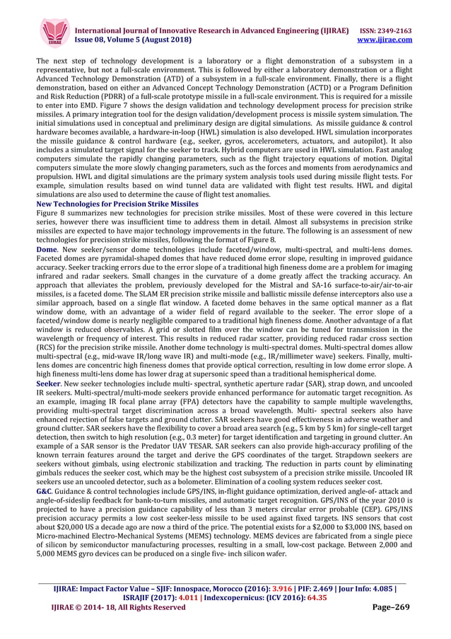 A BRIEF REVIEW OF FUTURE PRECISION STRIKE MISSILE SYSTEMS | PDF