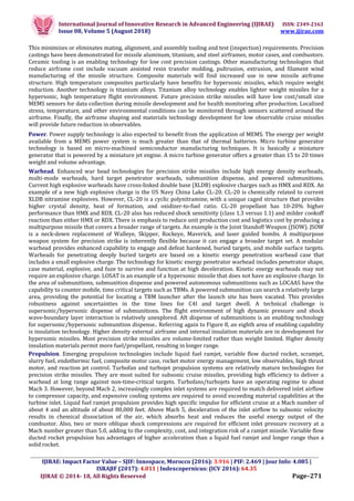 A BRIEF REVIEW OF FUTURE PRECISION STRIKE MISSILE SYSTEMS | PDF