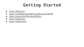 Seamless UX with Material Design Components and Flutter. | PPT | Free ...