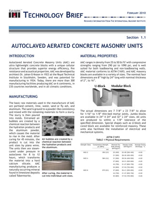 01.02 aac masonry units | PDF