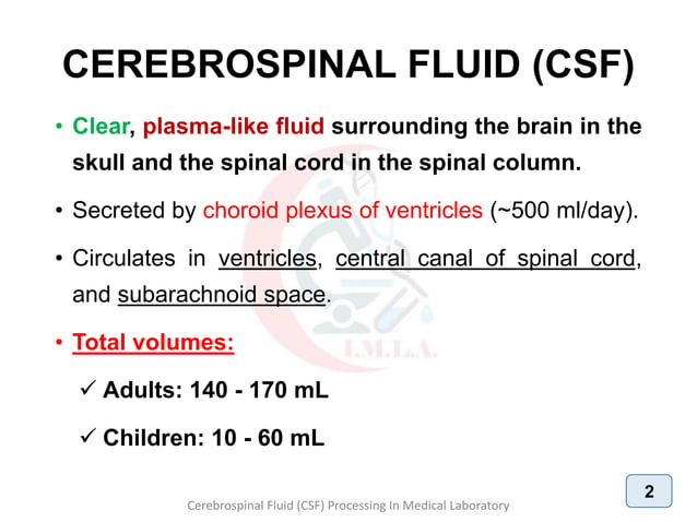 CSF processing in medical laboratory (01) | PDF