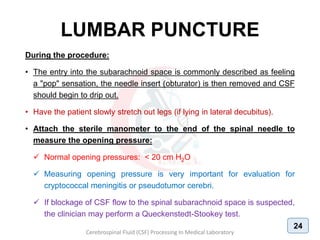 CSF processing in medical laboratory (01) | PDF