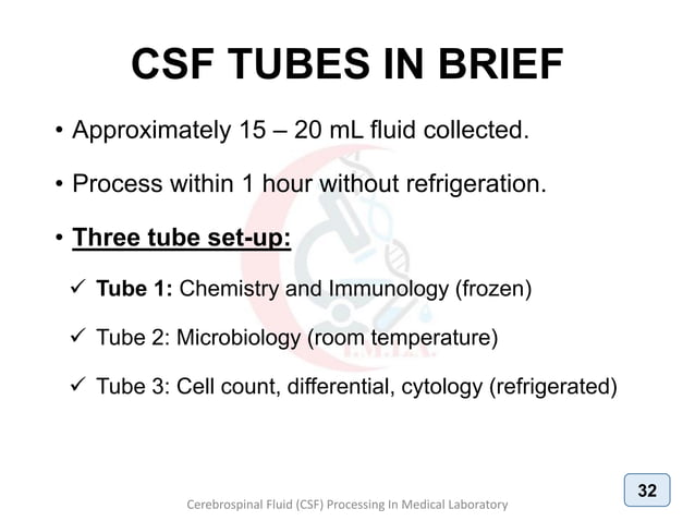 CSF processing in medical laboratory (01) | PDF