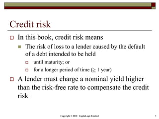 01.2 credit risk factors and measures | PDF