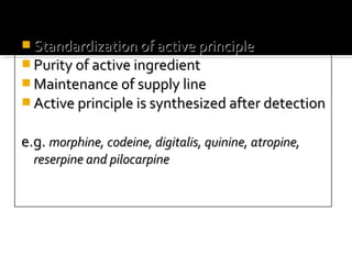 Sources of drugs | PPT