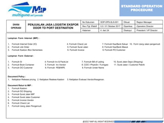 Mau Implementasi SOP & Business Process utk Perusahaan Logistic ...
