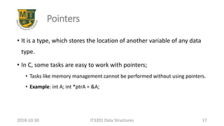 01. introduction to data structures | PPT