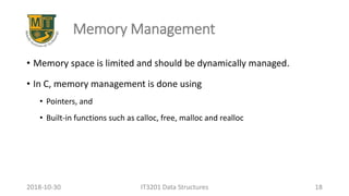 01. introduction to data structures | PPT