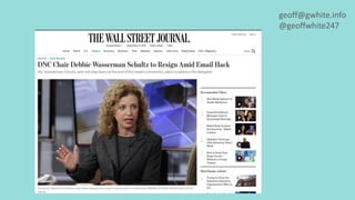 Weaponised Information - Geoff White | PPT