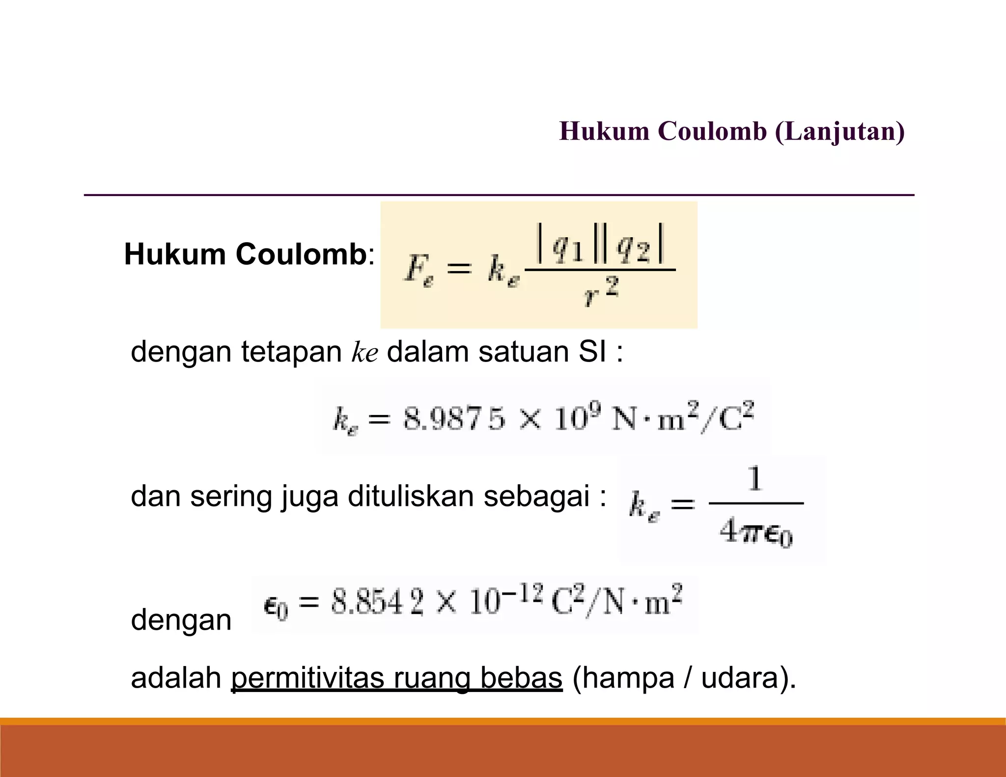 01.muatan listrik dan hukum coulomb | PPTX
