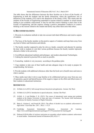 Causes of Low Achievement of University' Students from Their Points of ...