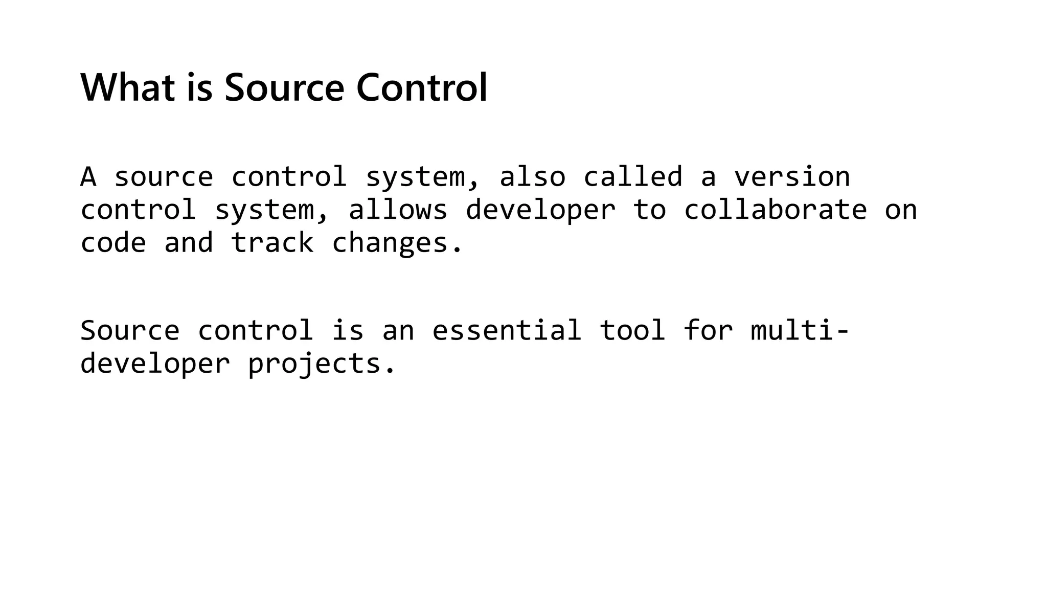 Azure Devops Version Controlling With Git Ppt