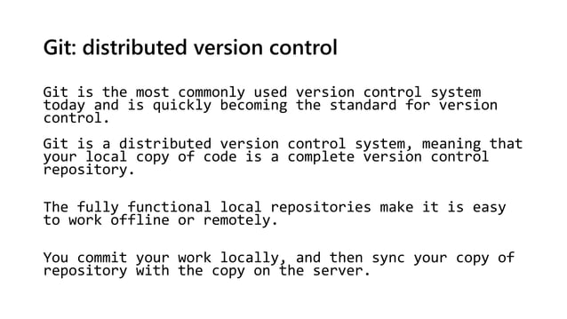 Azure Devops Version Controlling With Git Ppt 