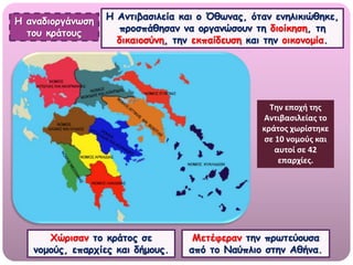 1. Η βασιλεία του Όθωνα - ο Ιωάννης Κωλέττης | PPTX