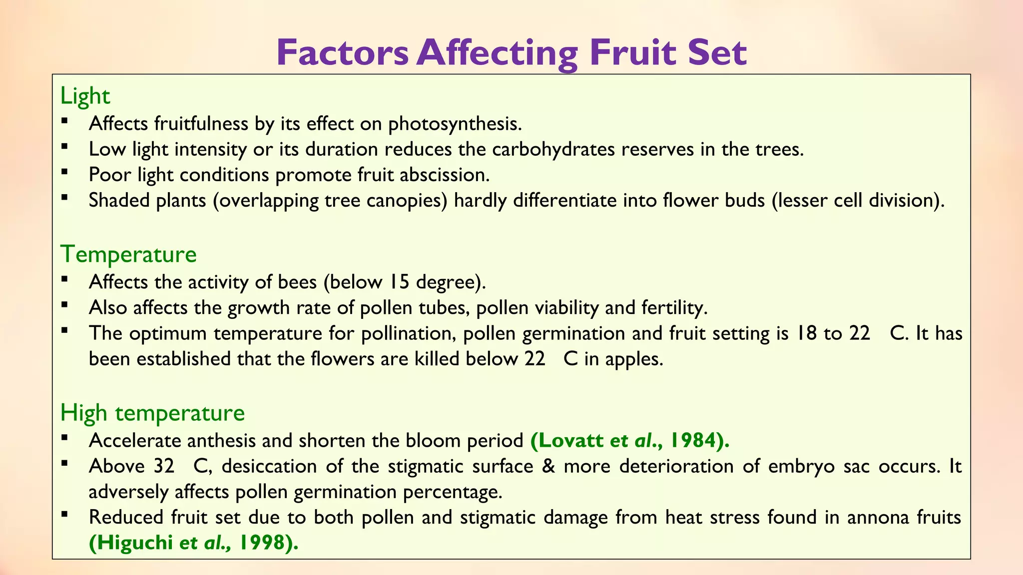 Fruit set, growth & developmental stages of various fruits | PPT
