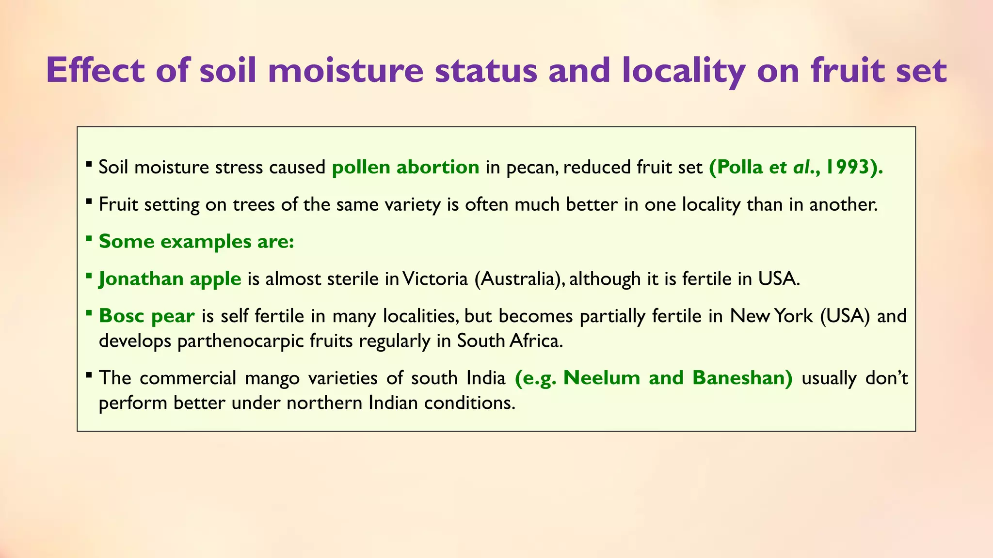 Fruit set, growth & developmental stages of various fruits | PPT