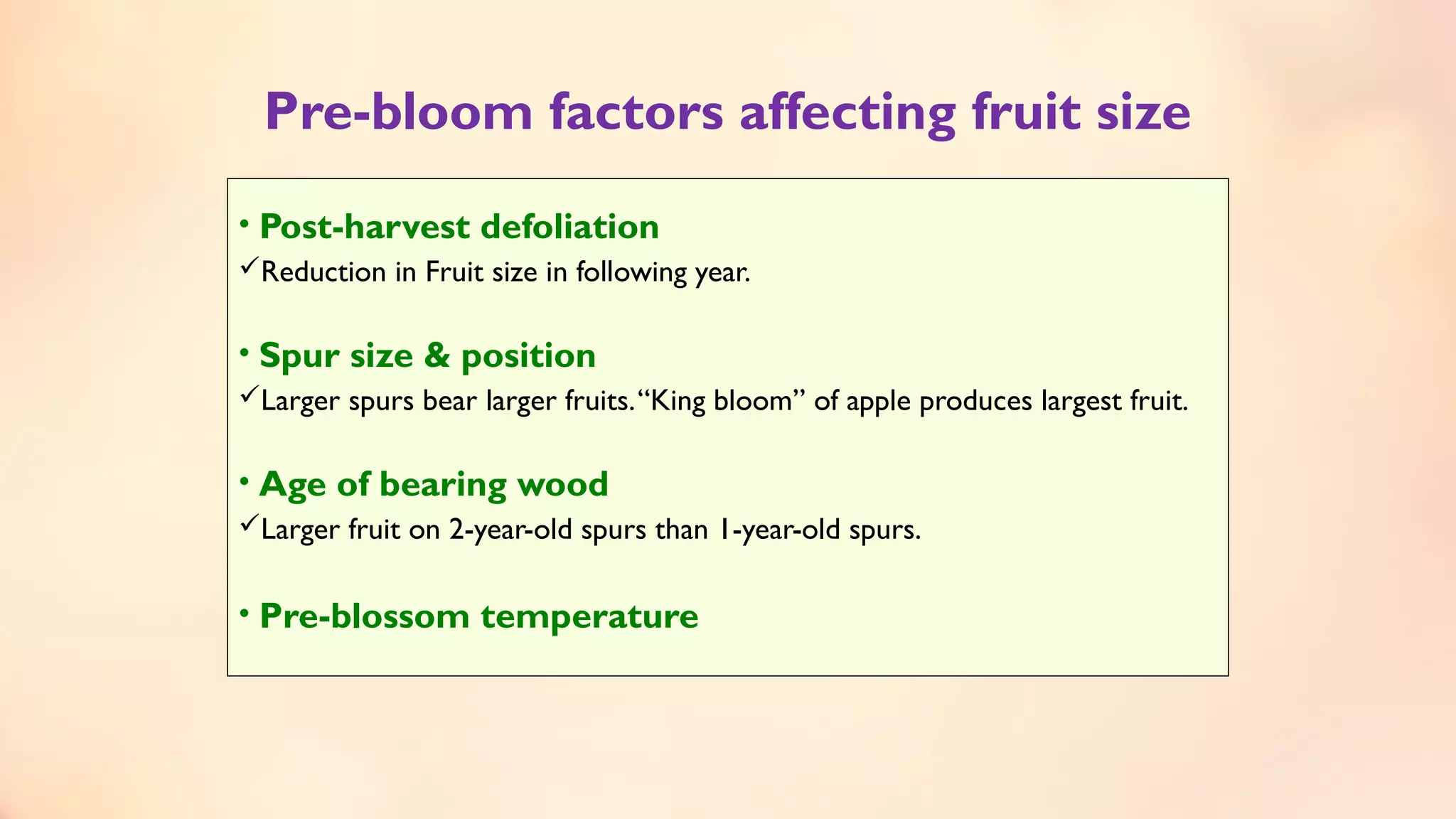 Fruit set, growth & developmental stages of various fruits | PPT