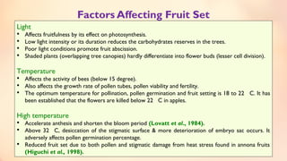 Fruit set, growth & developmental stages of various fruits | PPT