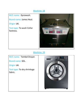 textile testing lab | DOCX