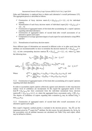 OWA BASED MAGDM TECHNIQUE IN EVALUATING DIAGNOSTIC LABORATORY UNDER FUZZY ENVIRONMENT | PDF