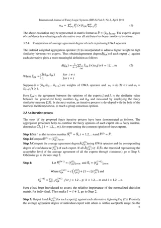 OWA BASED MAGDM TECHNIQUE IN EVALUATING DIAGNOSTIC LABORATORY UNDER FUZZY ENVIRONMENT | PDF