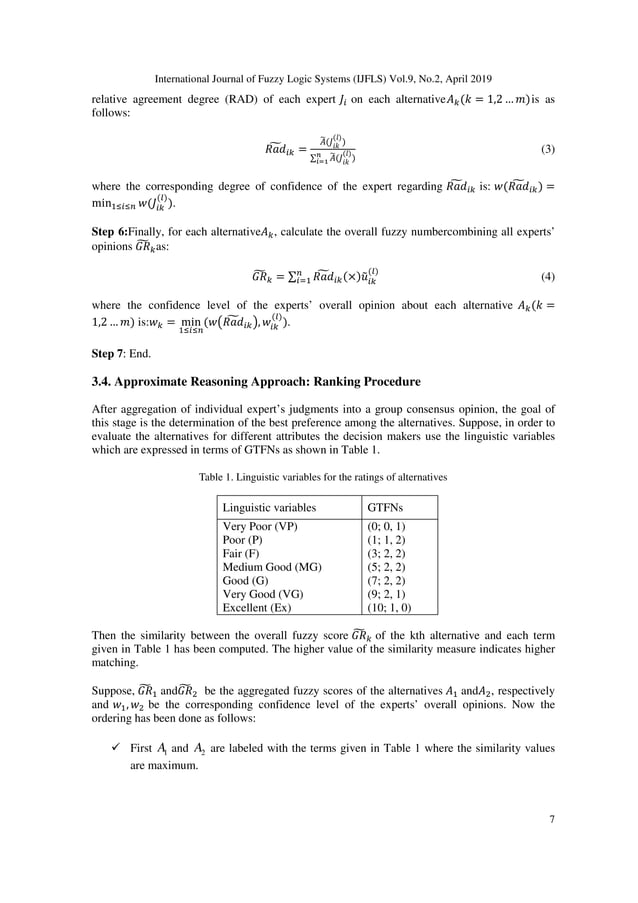 OWA BASED MAGDM TECHNIQUE IN EVALUATING DIAGNOSTIC LABORATORY UNDER FUZZY ENVIRONMENT | PDF